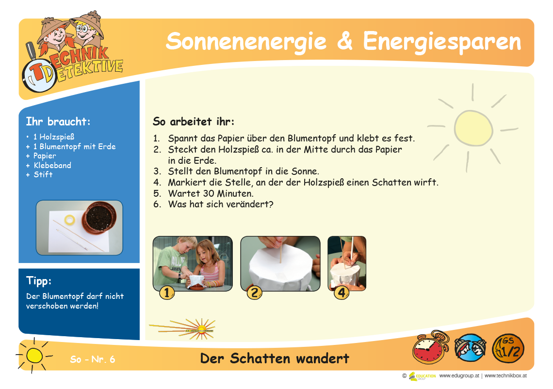 Der Schatten wandert :: Technikbox